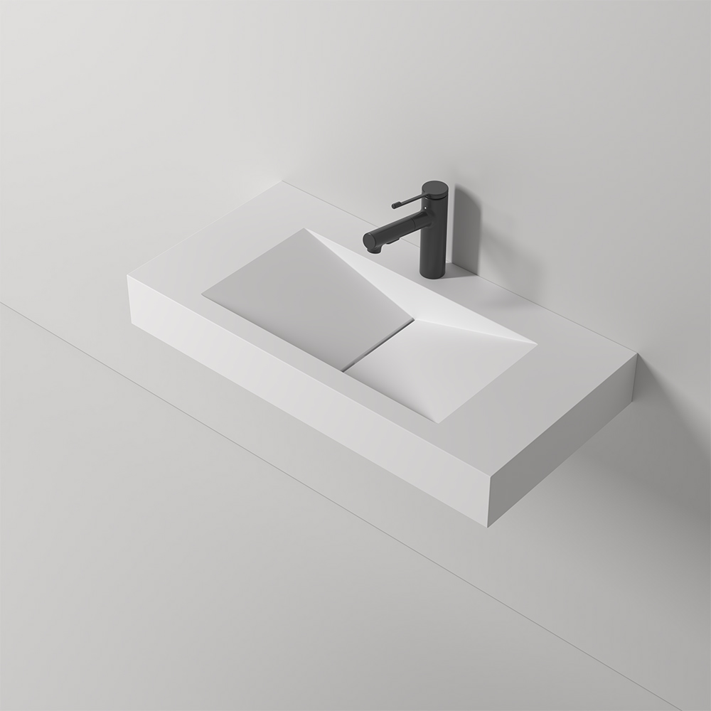 KT-C06 Concealed Drain Cover Customize Wall Mounted Basin