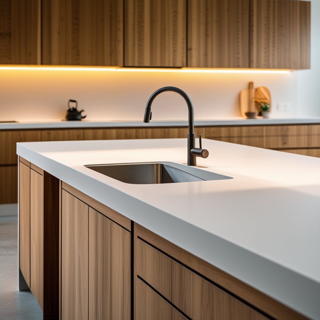 Seamless Solid Surface Sheets Flawless Joints For Beauty Hygiene And