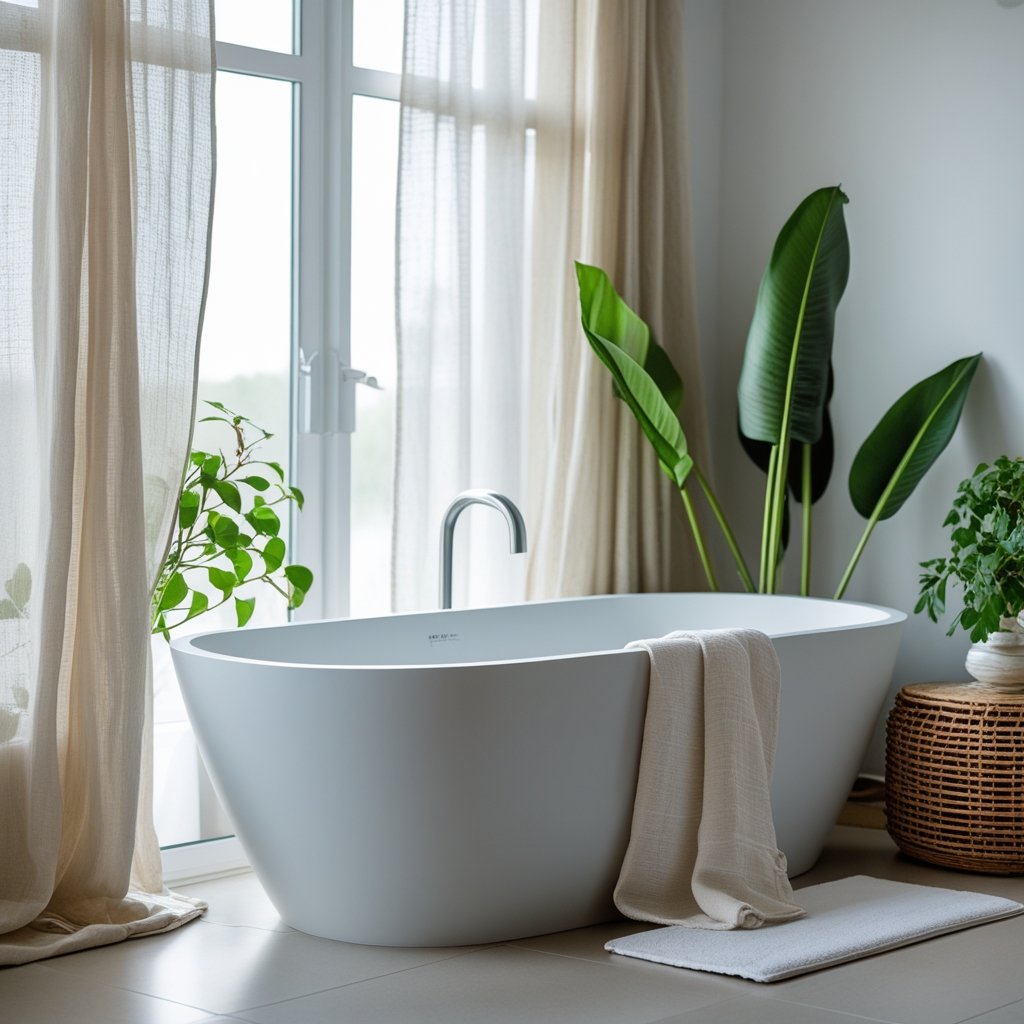 Sculpted Serenity: How Solid Surface Bathtubs Redefine Minimalist Bathroom Design