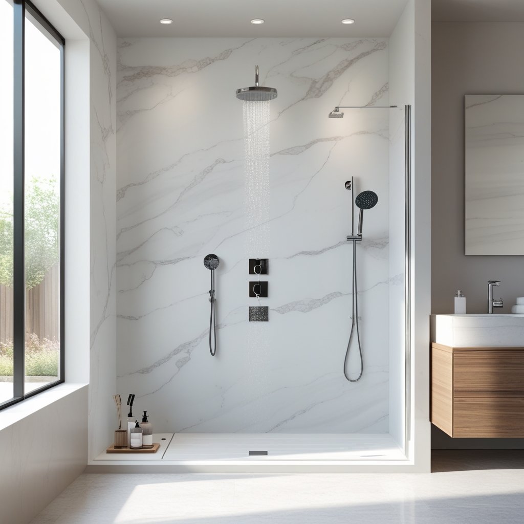 Repairable and Durable: Practical Benefits of Solid Surface Shower Wall ...