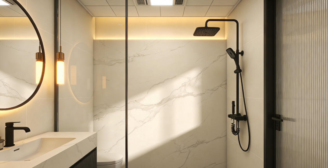 【Engineered Stone Shower Wall Panels】-【B2B wet wall panels Germany】
