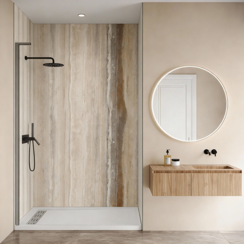 Engineered-Stone Shower Wall Panels: Best B2B Japan Commercial-Bathroom ...