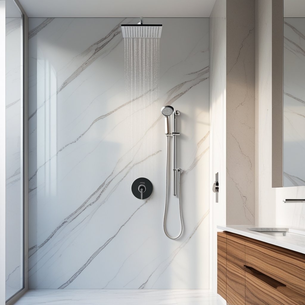 Engineered Stone Shower Wall Panels Switzerland: Swiss B2B Guide to Cut ...