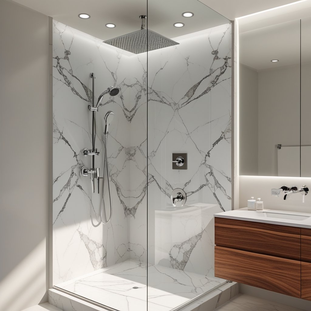 Swiss Engineered Stone Shower Wall Panels:Cut Hotel Renovation Costs by ...