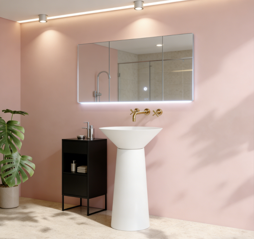 How the Spanish Engineered-Stone Wash Basin Cuts Renovation Costs per ...