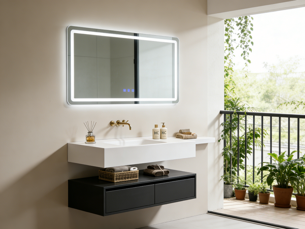 Engineered-Stone Commercial Wash Basin – Solid-Surface Vanity Sink ...